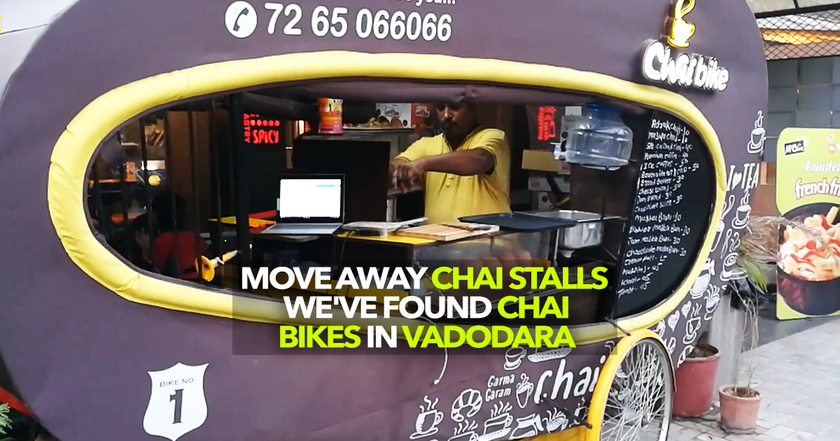 Would You Enjoy A Steaming Cup Of Chai At This Chai Bike In Vadodara? | Curly Tales
