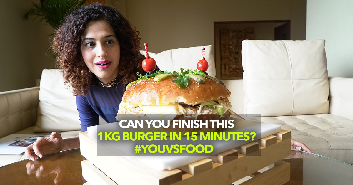 Are You The Biggest Foodie? We Challenge You To Finish This Burger ...