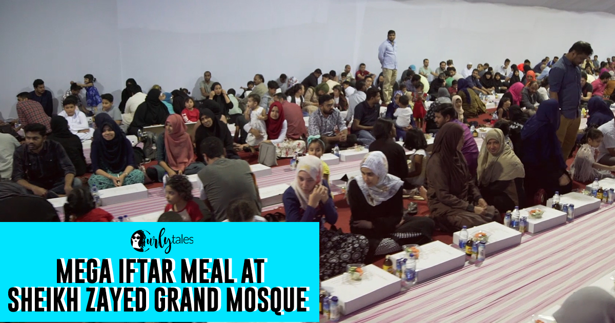 Abu Dhabi's Grand Mosque Feeds 30,000 During Ramadan | Curly Tales