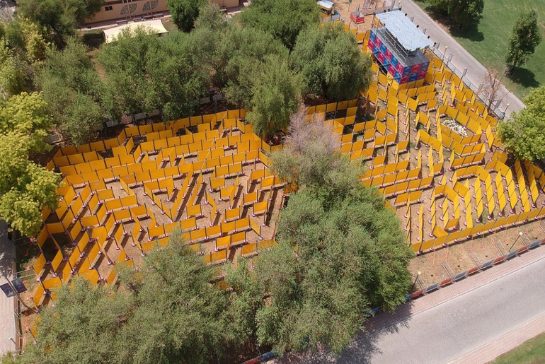 The World's Largest Mobile Maze Is Back In The UAE This Winter | Curly ...