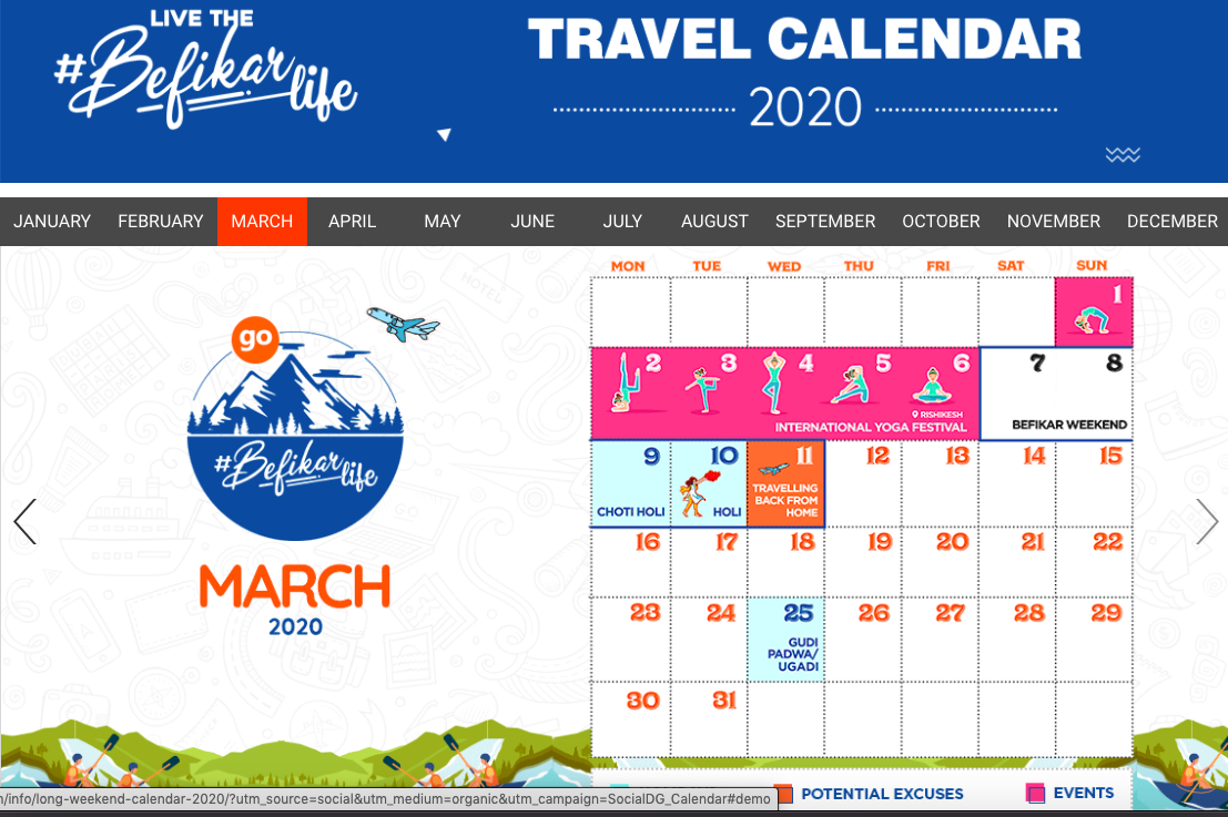 The Ultimate 2020 Travel Calendar: All The Events You Need To Book-Mark ...