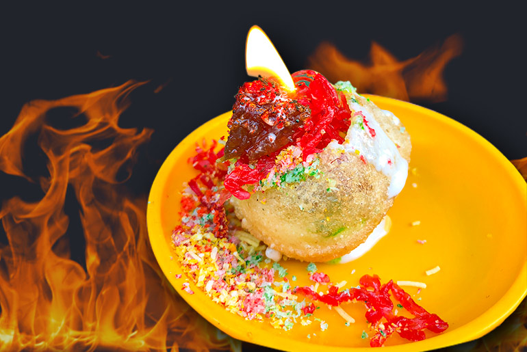 Gorge On India's First Fire Pani Puri In Nagpur At Chaska Chaat Corner ...