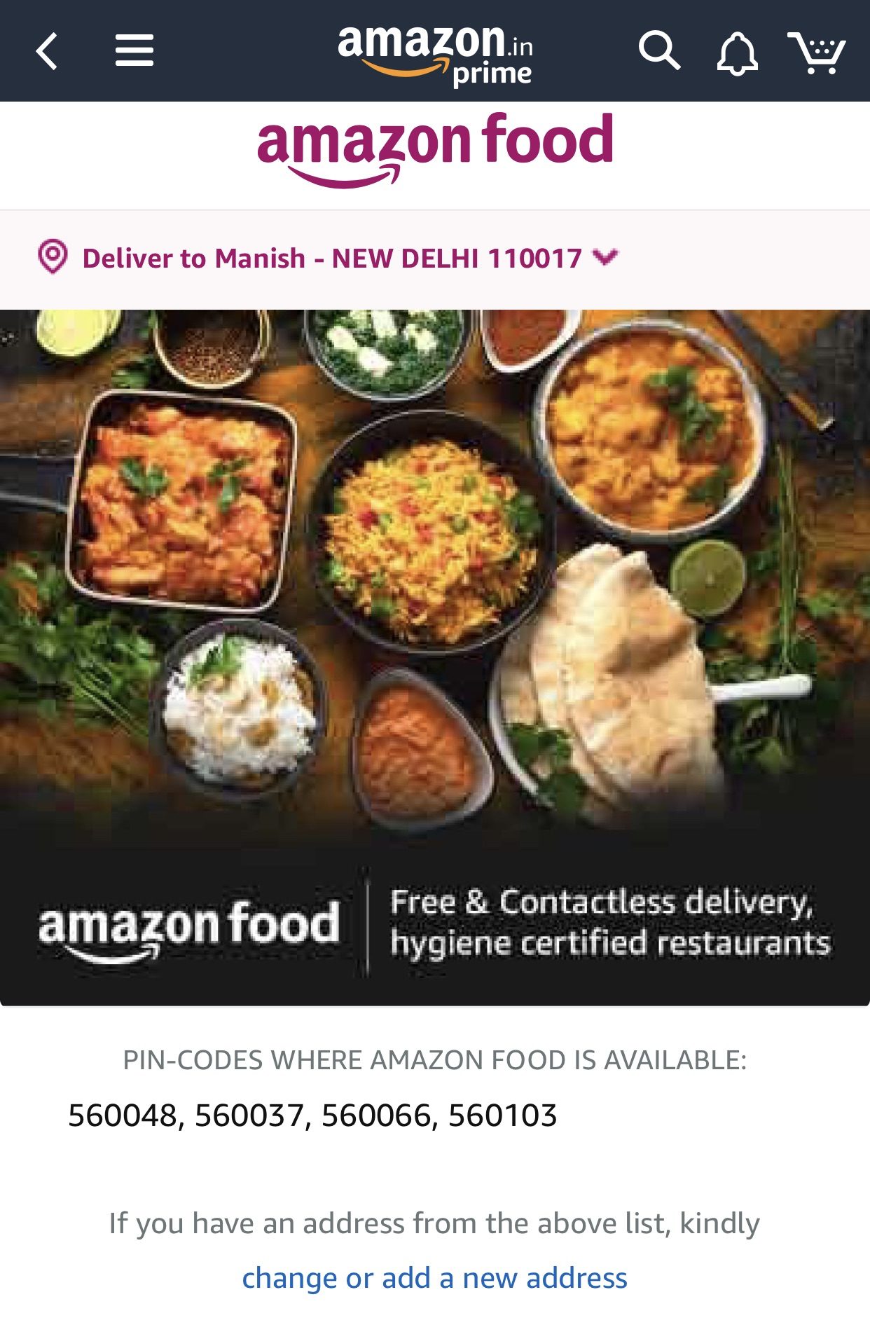 Amazon Launches Food Delivery In India | Curly Tales