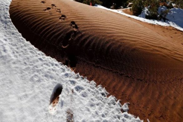 Sahara Desert Is Covered In Glistening Snow & It Looks Nothing Less ...