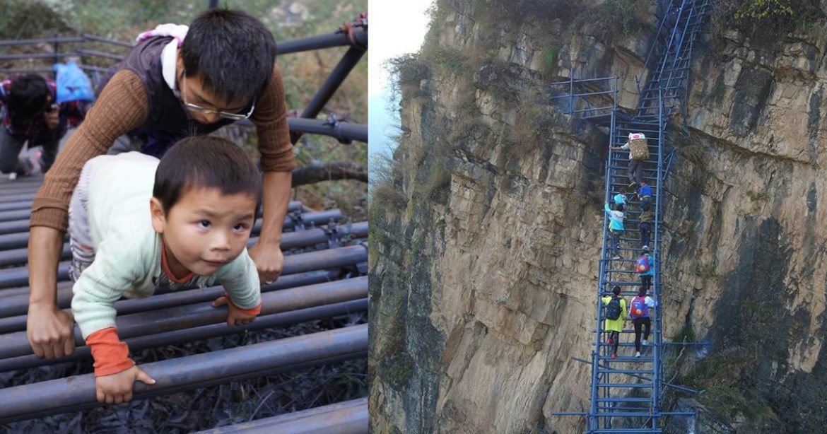 5 Most Dangerous Schools In Asia That Can Only Be Reached By Cable Cars ...