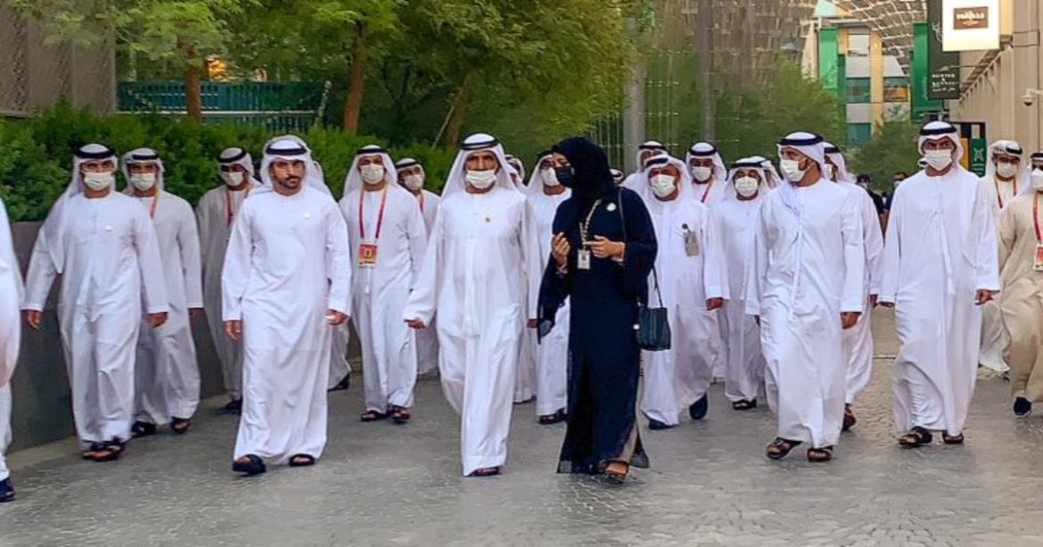 Spotted: HH Sheikh Mohammad & HH Sheikh Hamdan Tour The Vision Pavilion ...