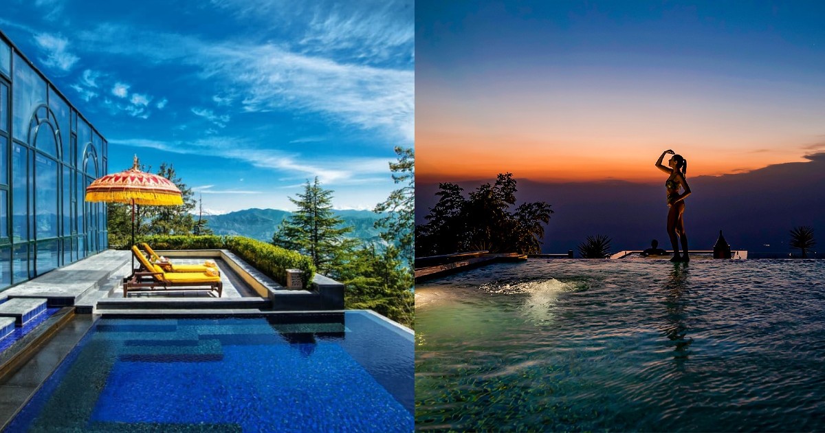 These 5 Infinity Pools In India Overlook The Himalayas | Curly Tales