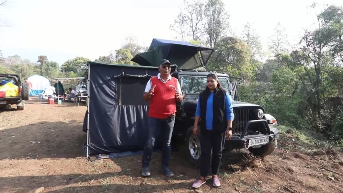 Someone Modified A Mahindra Thar Into A Campervan With A Rooftop Tent ...