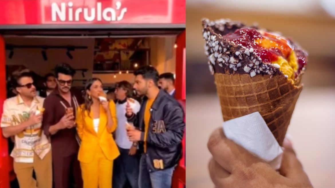 Varun Dhawan & Kiara Advani Enjoy Ice Cream At Delhi's Iconic Nirula's