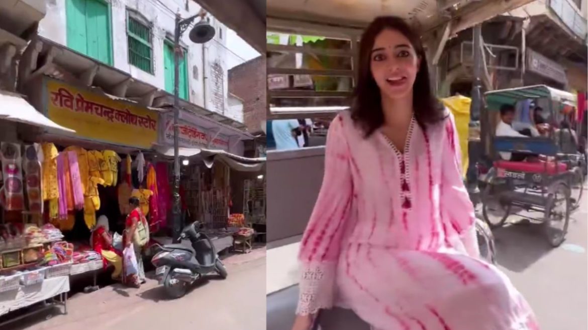 Ananya Panday Explores The Streets Of Mathura In A Rickshaw And Here's ...