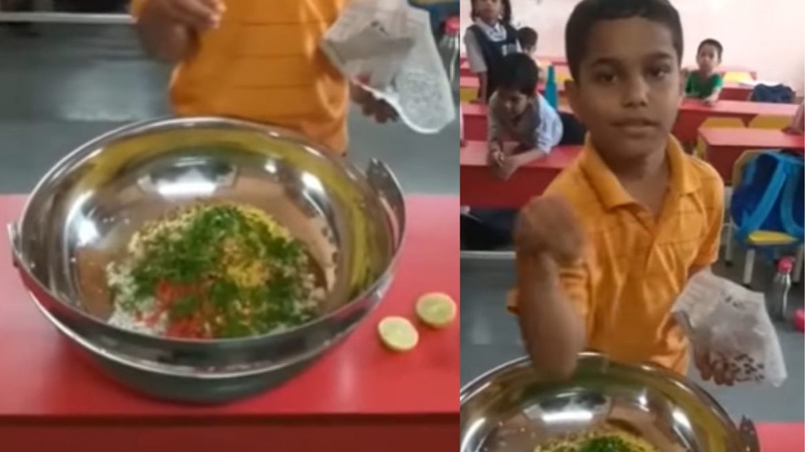 Viral Video: Students Make Bhel Puri In A Cute Way, Adding One ...