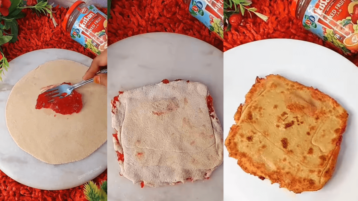 Paratha Stuffed With Jam Is Winning Approval Of Foodies On The Internet ...