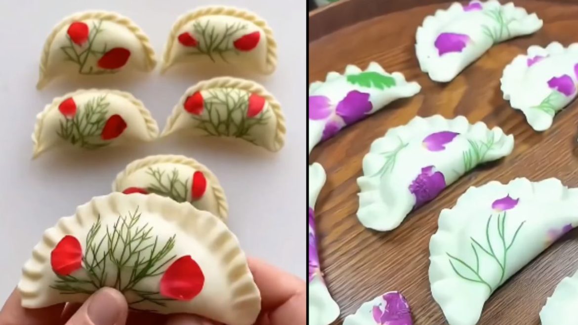 Surprise Your Guests With These Designer Momos With Floral Motifs And ...