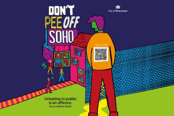London's Soho District Walls Are Now Pee-Repellent; Urine Will Bounce ...