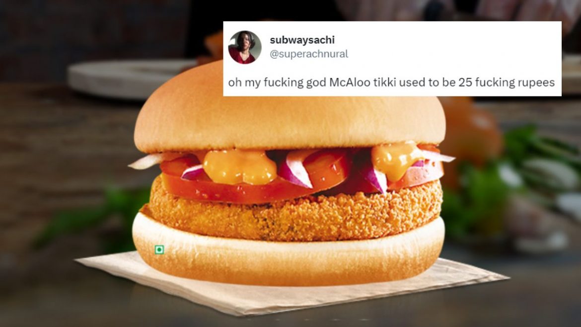 McAloo For ₹20! Tweeple Are Reminiscing McDonald's Burger Prices Some ...