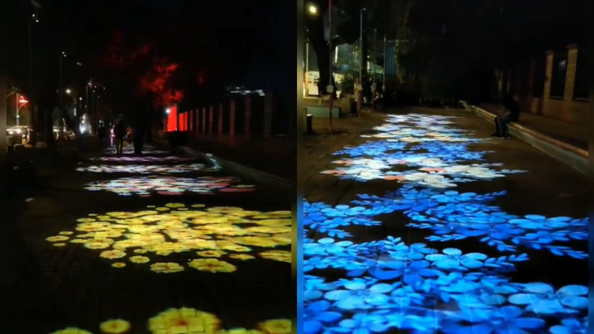 Mumbaikars! Take A Look At The Mesmerising Projections On The Walkway ...