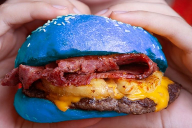 The Goofy Cow Burger Is Serving Blue Burgers Throughout April For ...