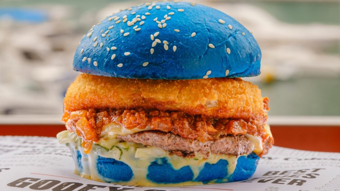 The Goofy Cow Burger Is Serving Blue Burgers Throughout April For ...