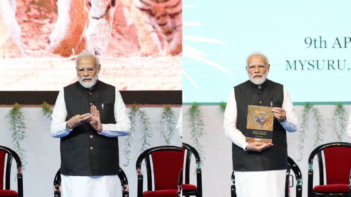 PM Narendra Modi Celebrates 50 Years Of Project Tiger, Releases Tiger ...