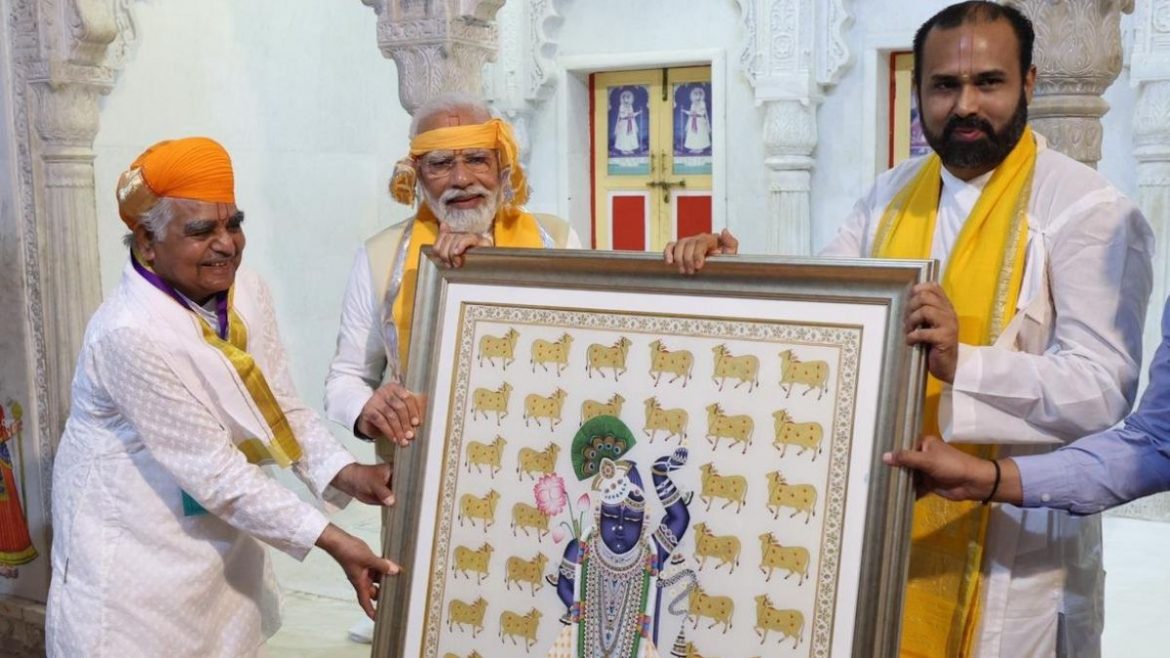 PM Modi Visits Shrinathji Temple In Nathdwara, Rajasthan. Here’s Why ...