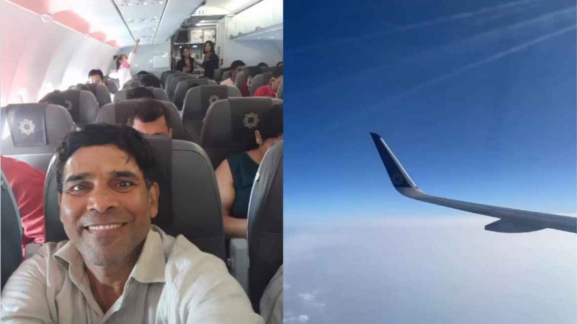 Son Takes Father On A Flight For The 1st Time & Shares A Video Showing ...