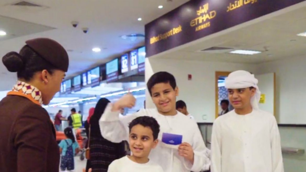 Etihad Airways Distributed Packets Of Happiness, Eidiya To Its Little ...