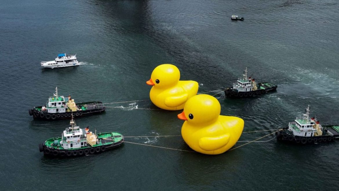 18-Metre-Tall Rubber Duck Will Be Floating In Hong Kong Waters After 10 ...