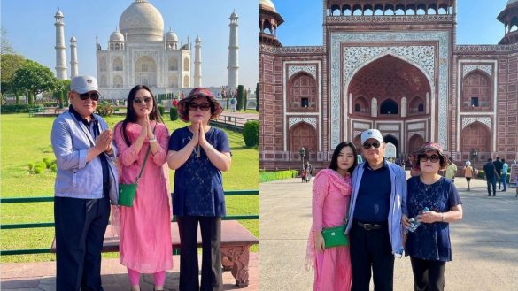 Korean-But-Fully-Desi Influencer Takes Her Parents To Visit Taj Mahal ...