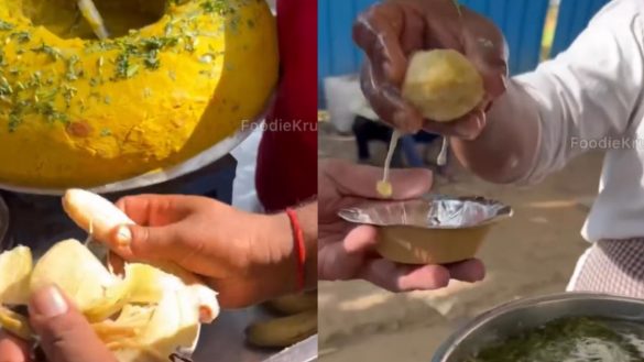 What The Kela!? This Gujarat Street Vendor Serves Banana Pani Puri & It ...
