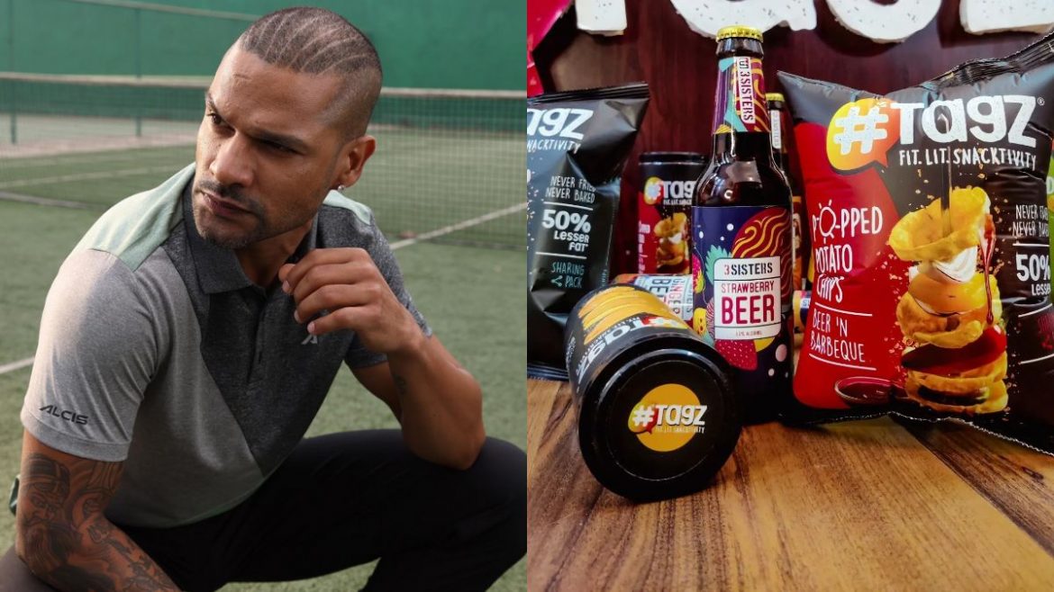 Shikhar Dhawan Is Now The Brand Ambassador & Investor Of TagZ Foods, A ...