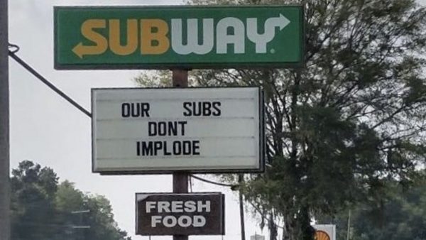 Netizens Slam Subway For Putting Up Sign With A Satirical Take On ...