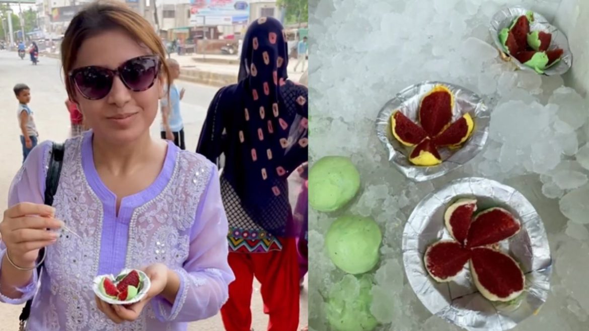 On Your Vrindavan Trip, Dig Into Unique Malai Tarbooz, A Viral Sweet ...