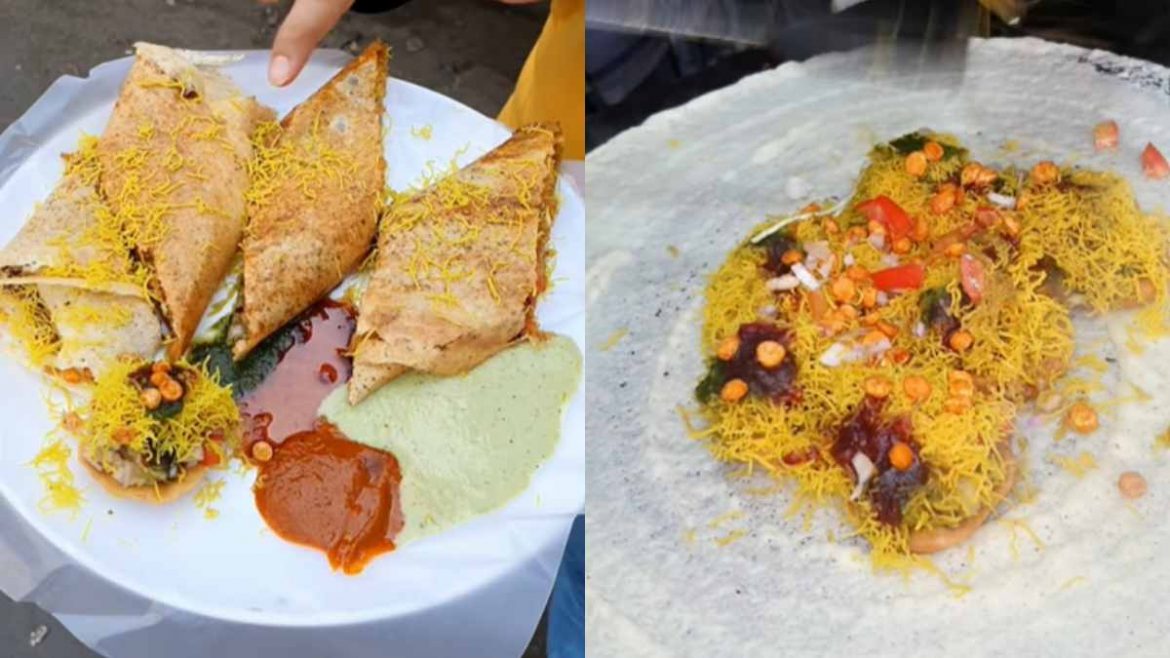 Chaat & Dosa Lovers, There's A Sev Puri Dosa In Mumbai! Dare To Try It?