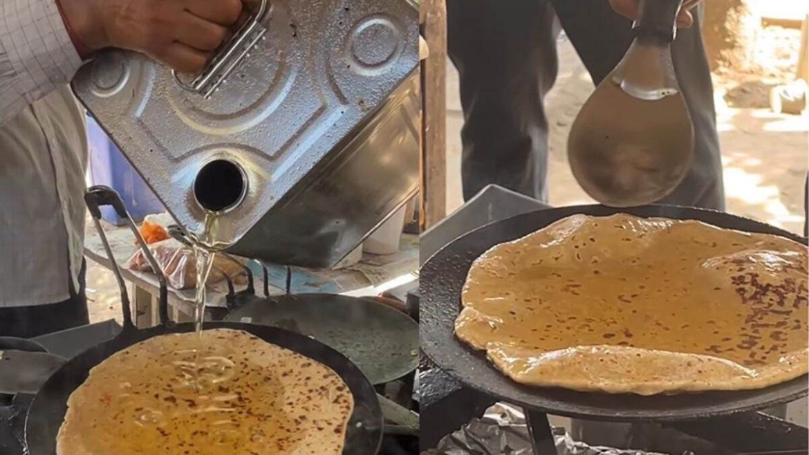 Do You Love Parathas? If Yes, Watch The Viral Video Of Paratha Floating ...