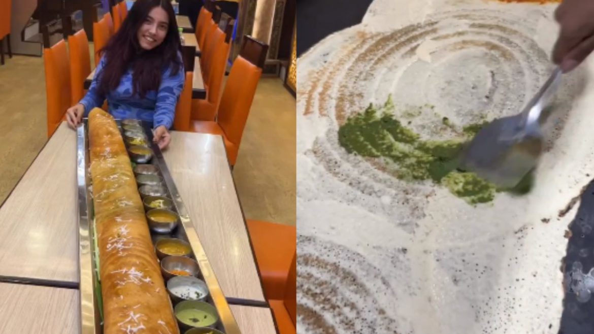Dosa Challenge: Finish This 6-Feet Long Dosa At Delhi's Dosa Factory ...