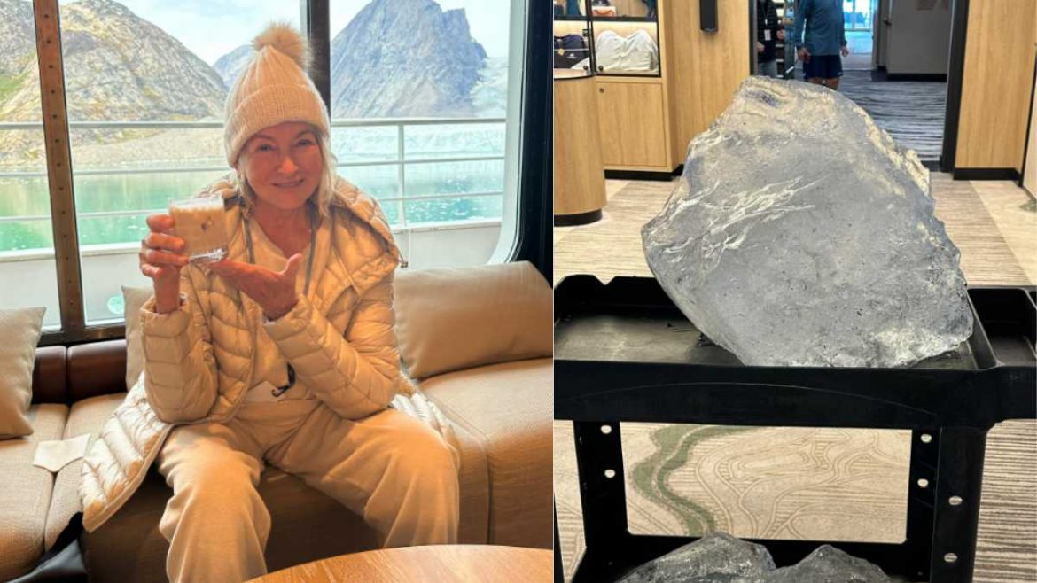 Amid Climate Change Crisis, Martha Stewart Uses Iceberg To Chill Her ...