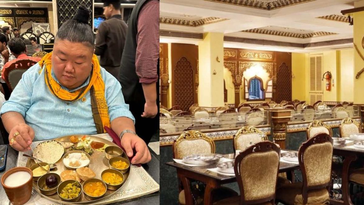 Nagaland Min Temjen Imna Along Relishes Gujarati Thali At THIS Popular ...