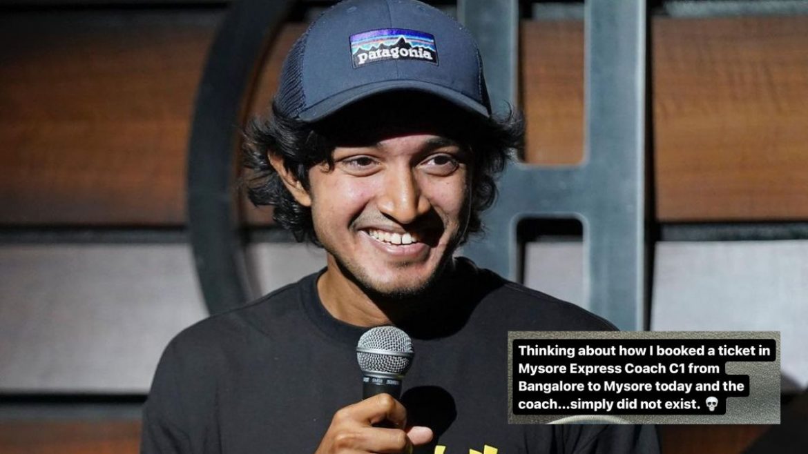 Stand-Up Comedian Nirmal Pillai Books A Mysore Express Ticket But The Coach Doesn't Even Exist