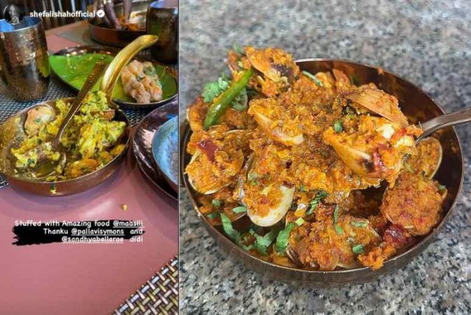 Shefali Shah Enjoys ‘Tummy & Heart’ Filling Saraswat Food In Mumbai At ...