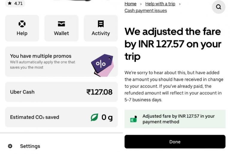 Delhi: Man Scammed Out Of ₹648 By Uber Driver With Fake Screenshot ...