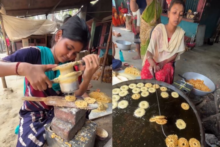 Video Of Bengali Girls Making Jhuri Vaja Goes Viral; Recipe Inside