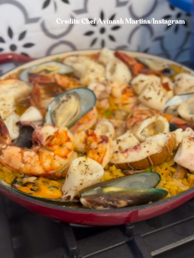 Chef Avinash Martins' Seafood Paella Is A Must Try At Home! Recipe Inside