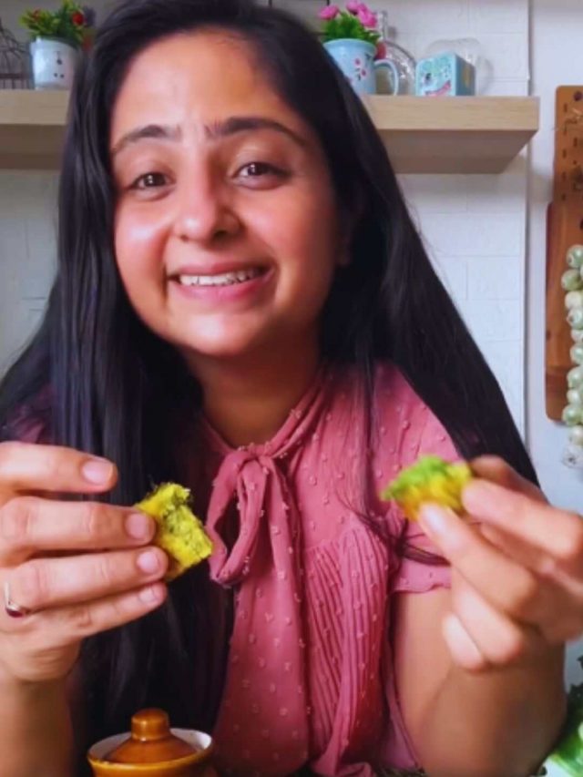 Chef Neha Deepak Shah Makes Maharashtrian Kothimbir Vadi, Without Using ...
