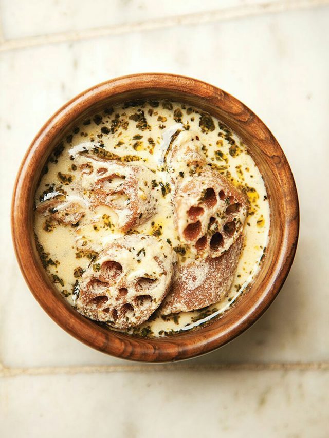 Here's How To Make Nadru Yakhni, The Veg Kashmiri Dish Served At Ambani ...