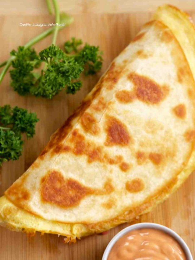Try This Cheesy Egg Paratha Sandwich Recipe By Chef Kunal Kapur