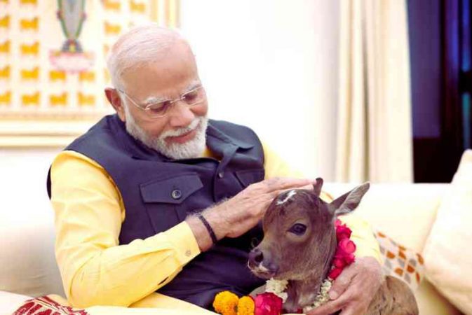 Meet Deepjyoti, PM Modi's Adorable "New Member" At 7, Lok Kalyan Marg!