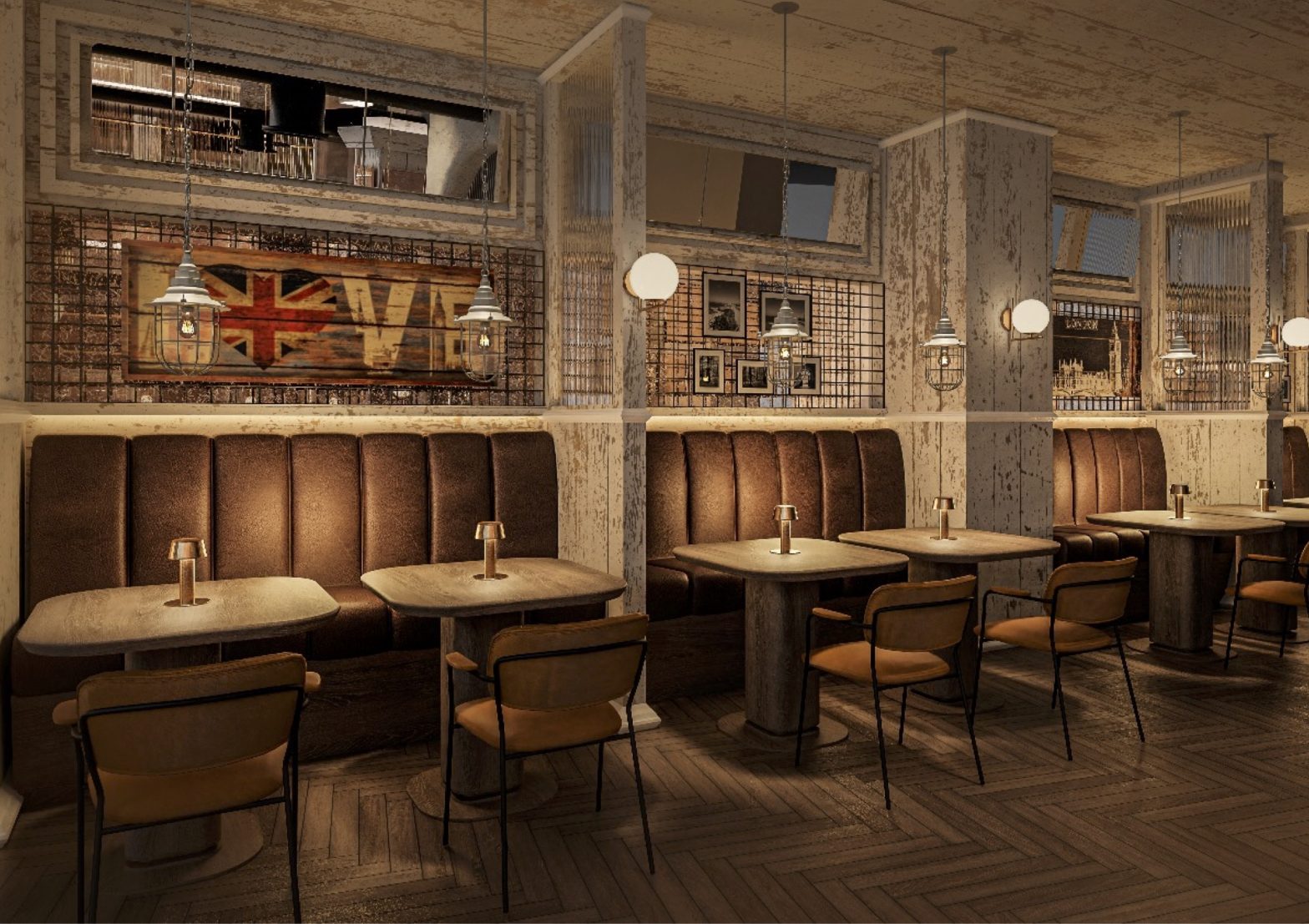 Right In Front Of Ain Dubai, A British Brasserie The Spaniel Is Landing ...