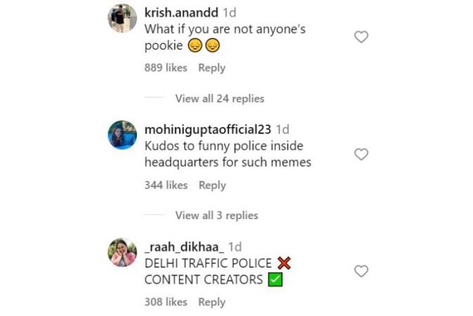“What If You’re Not Someone’s Pookie?” Netizens React To Delhi Police’s ...