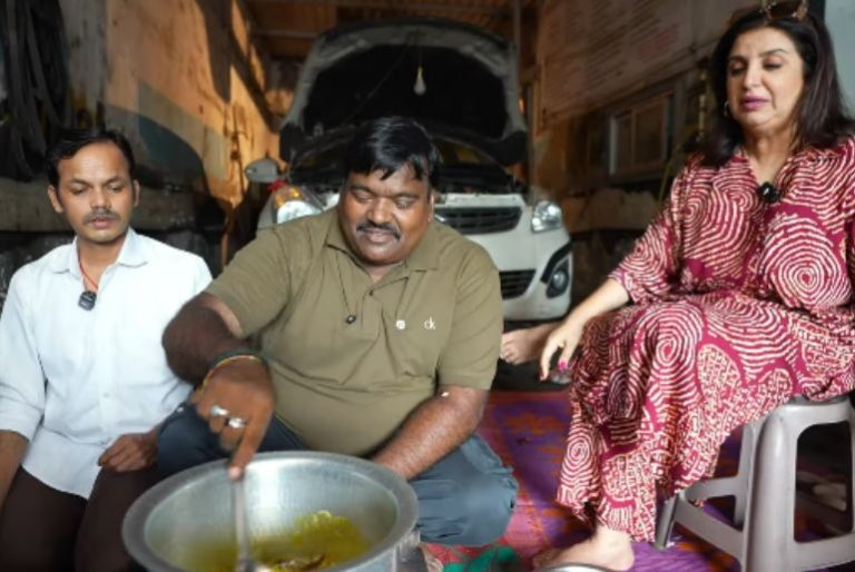 Viral YouTube Channel R Rajesh Vlogs' Rajesh Ji Cooks Angara Chicken For Farah Khan At A Garage ...