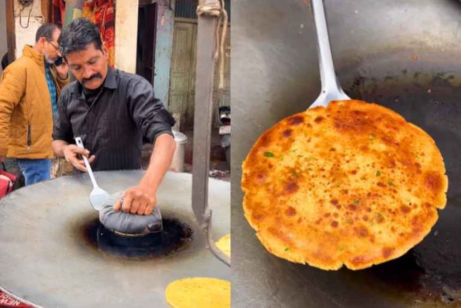This Food Cart Near Lucknow’s Akbari Gate Serves Besan Roti With ...